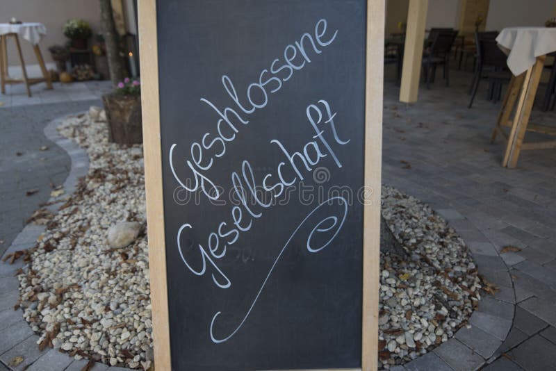 Private function sign stock image. Image of formal, informing - 5374913