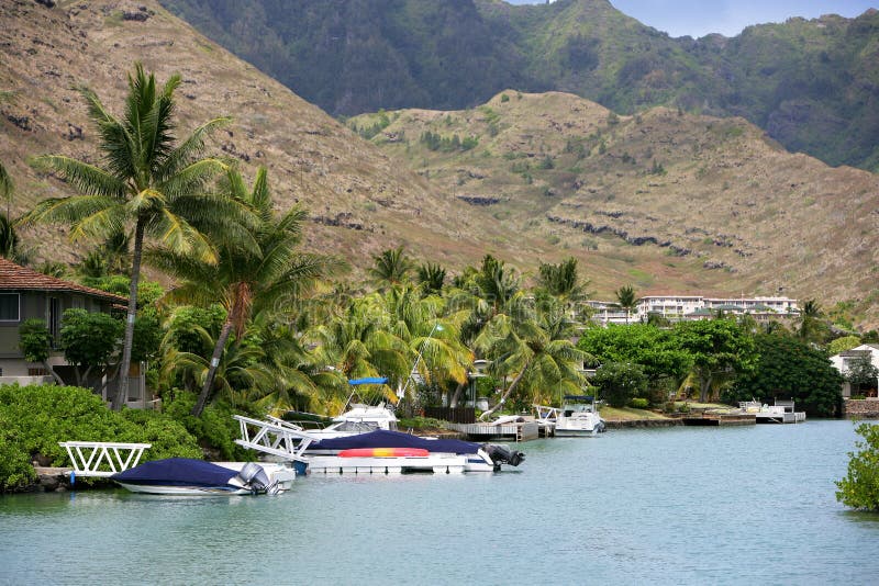 Private harbor stock image. Image of harbour, river, summer - 1652683
