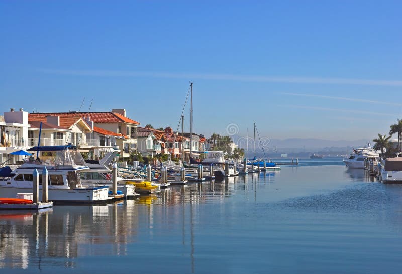 Private harbor stock image. Image of leisure, nautical - 1682805