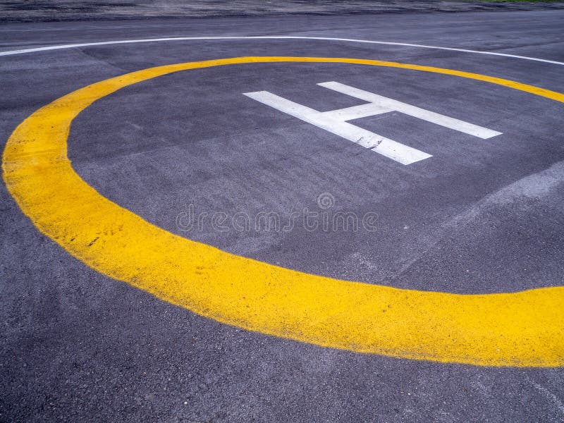 Helipad Area Helicopter Parking Stock Photos - Free & Royalty-Free ...