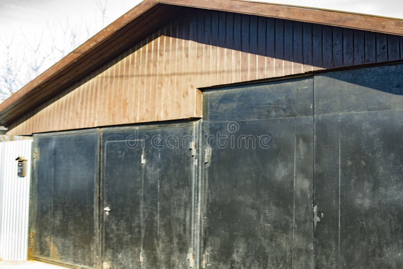 Private House in Countryside. Simple House Stock Image - Image of ...