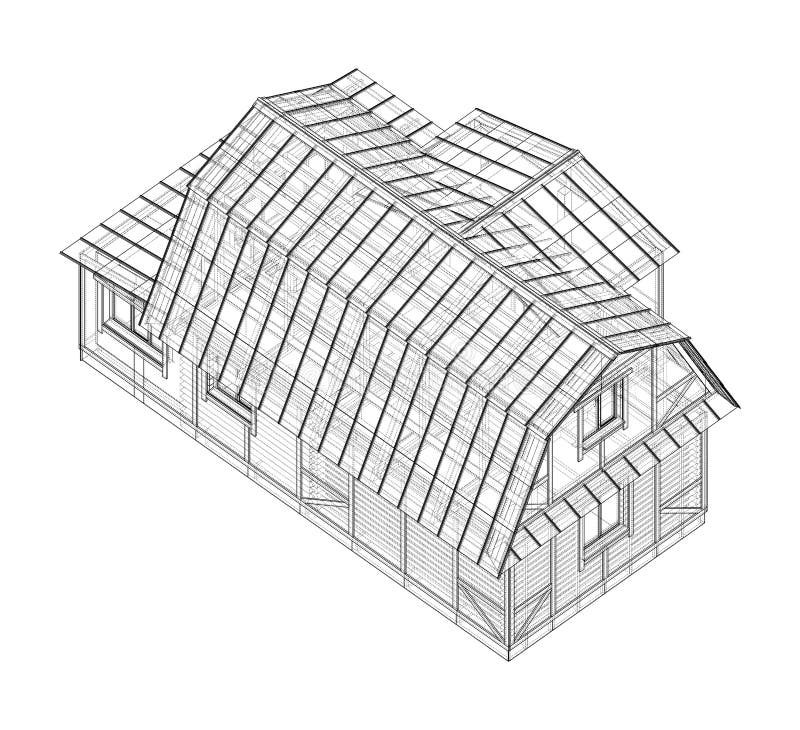 Private house stock illustration. Illustration of office - 270611528