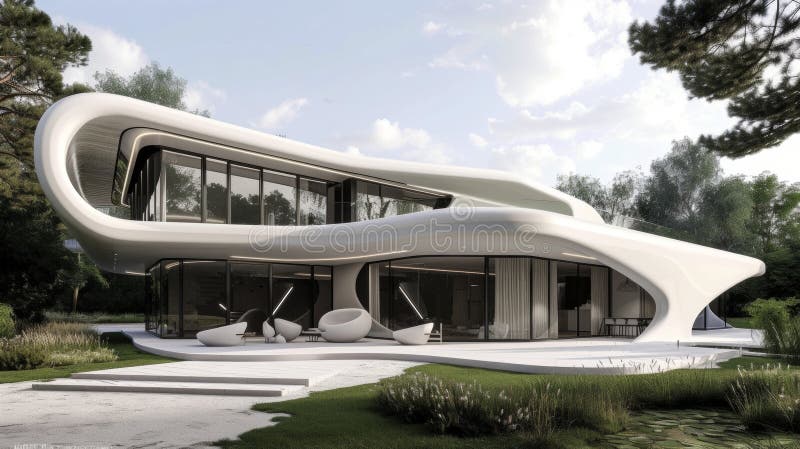 This Private House Features a Neofuturistic Concept Prioritizing ...