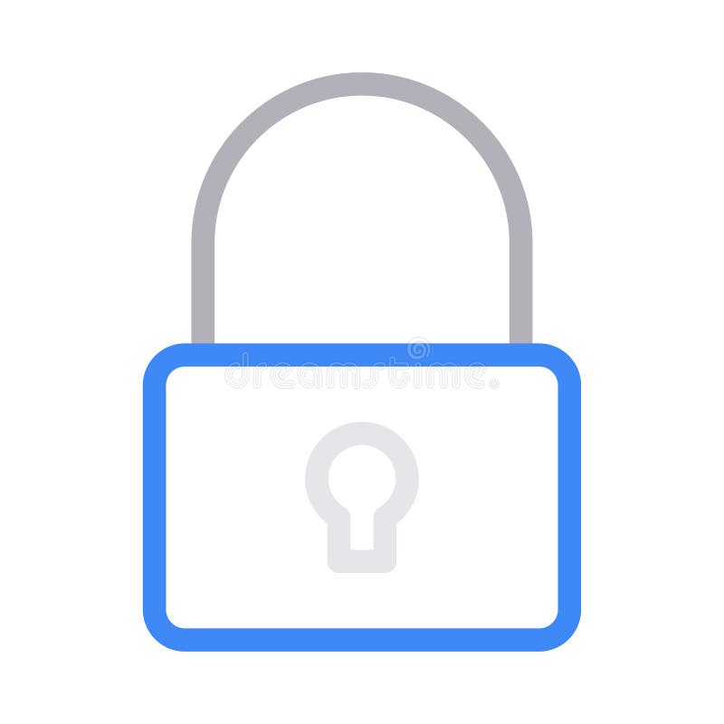 Private Vector Color Line Icon Stock Vector - Illustration of ...
