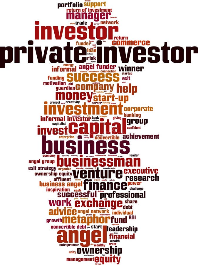 Private Investor Word Cloud Stock Vector - Illustration of cloud ...