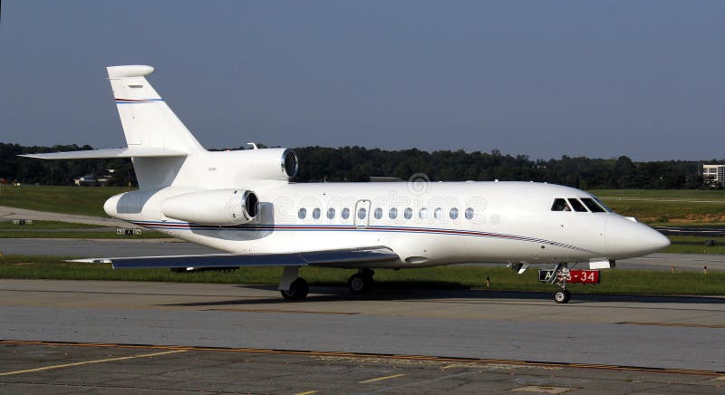 Red private jet stock photo. Image of airplane, business - 30083252