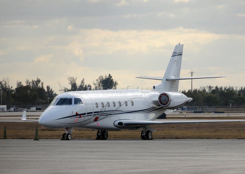 Private jet stock photo. Image of transportation, ground - 8075148
