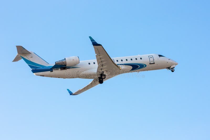 Private Jet Plane Taking Off Stock Image - Image of trip, airplane ...