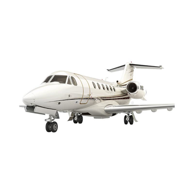 Private Jet on Transparent Background - Ai Generated Stock Illustration ...