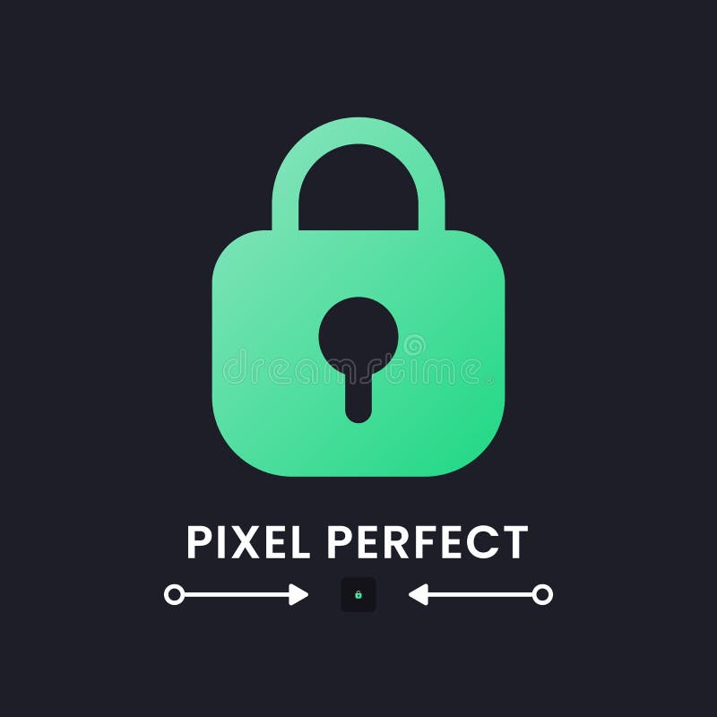 Private Key Black Solid Desktop Icon Stock Vector - Illustration of ...