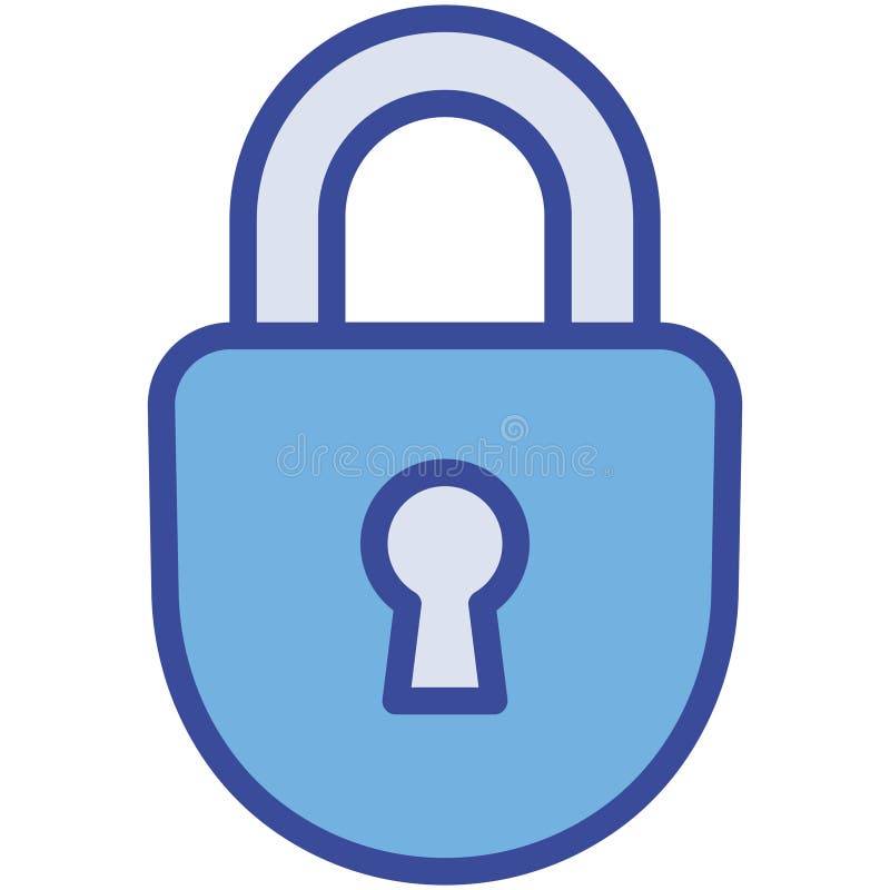 Private Lock Isolated Vector Icon Which Can Easily Modify or Edit Stock ...