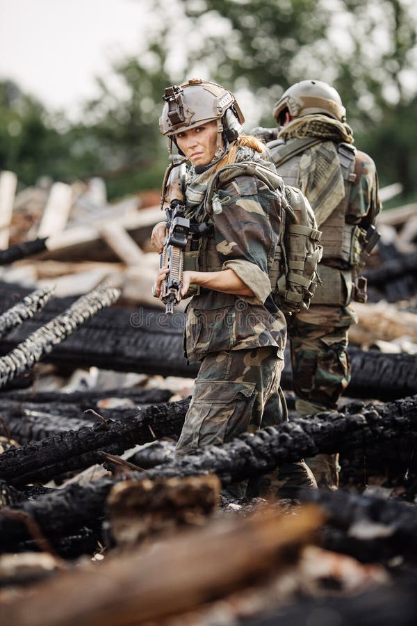 Private Military Contractor during the Special Operation Stock Image ...