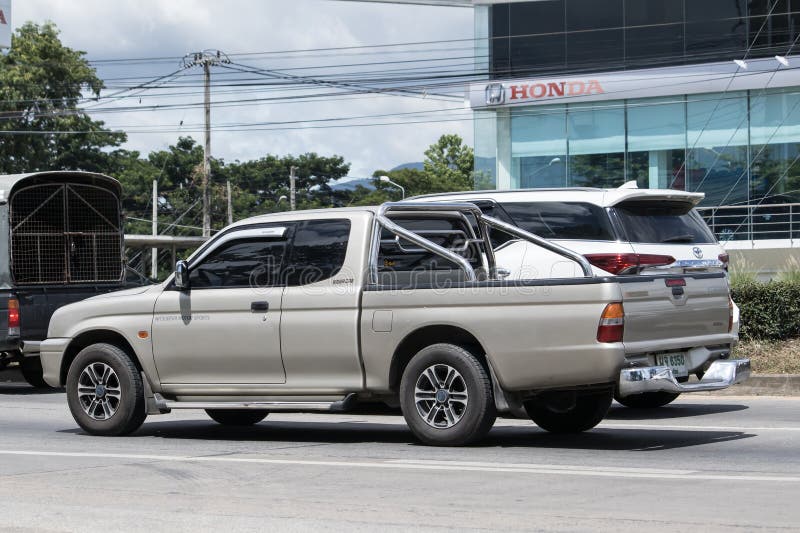 Private Old Pickup Car, Mitsubishi Strada Editorial Image - Image of ...