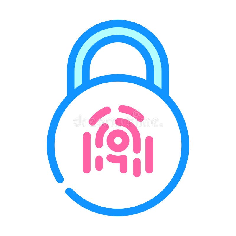 Private Padlock Color Icon Vector Illustration Stock Illustration ...