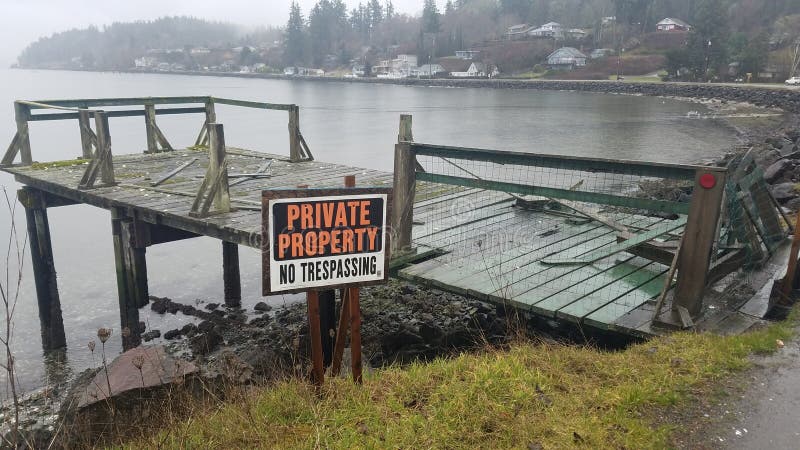 Dilapidated Dock on Reed Lake in Northern Manitoba Stock Image - Image ...