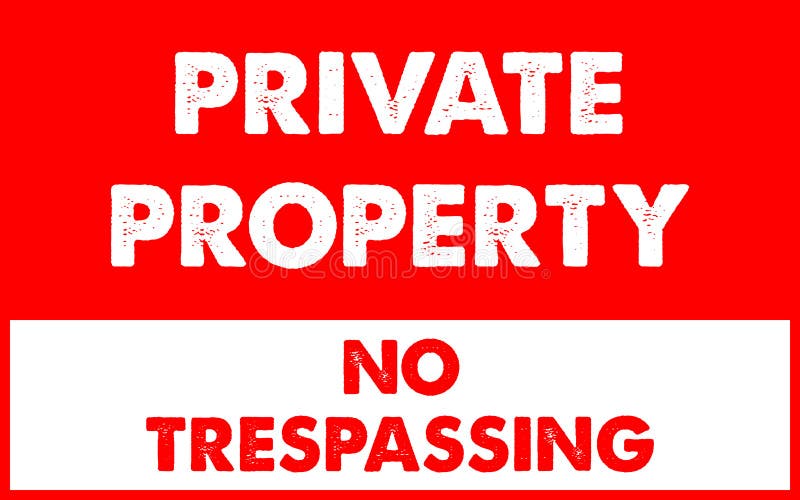 Property Warning Vector Stock Illustrations – 4,151 Property Warning ...