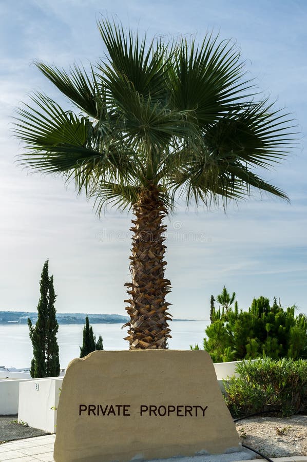 Private Property No Trespassing Stock Photo - Image of white, private ...