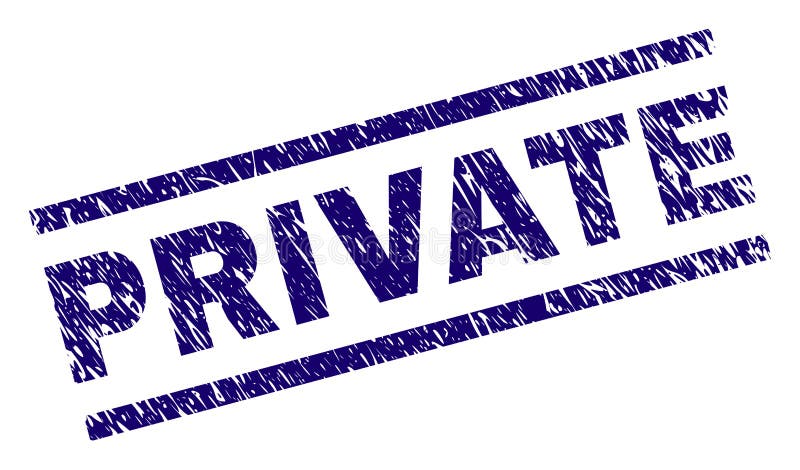 Grunge Textured PRIVATE Stamp Seal Stock Vector - Illustration of ...