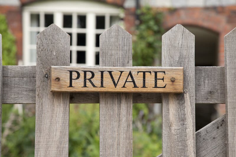 Private sign stock photo. Image of ornate, england, metal - 41815232