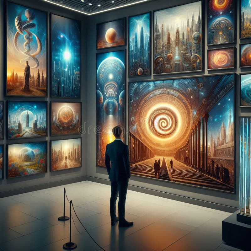 A Private Tour of a Famous Museum with a Curator, Photo Stock Image ...