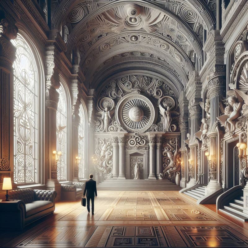 A Private Tour of a Famous Museum with a Curator, Photo Stock Photo ...