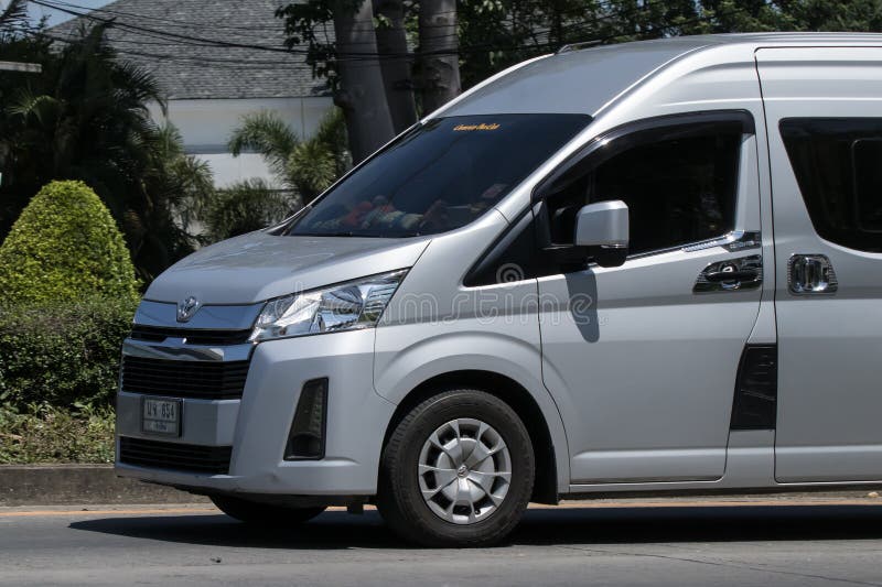 Private Toyota Commuter Van Editorial Stock Image - Image of public ...
