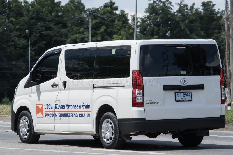 Private Toyota Hiace Cargo Van Car Editorial Stock Image - Image of ...