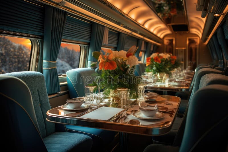 A Train Car with Two Seats and a Window that Looks Out Over a Field ...