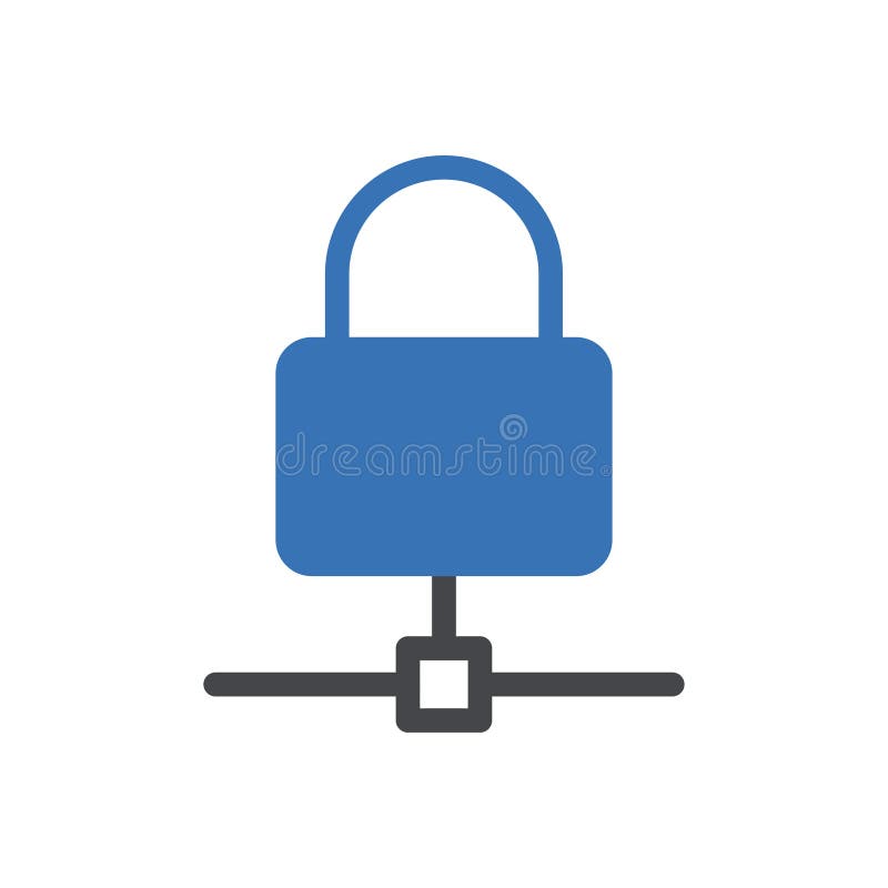 Private Vector Glyph Colour Icon Stock Vector - Illustration of private ...