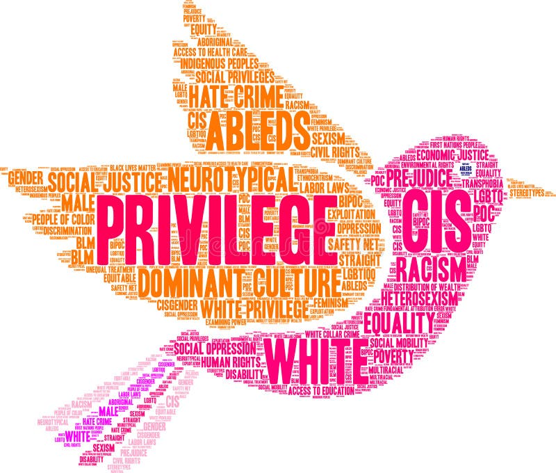 Privilege Word Cloud stock vector. Illustration of crime - 209621504