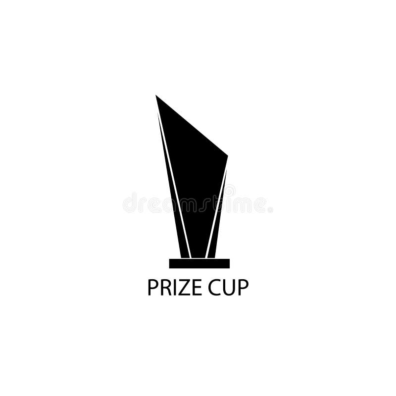 Prize Cup Black Sign Icon. Vector Illustration Eps 10 Stock ...