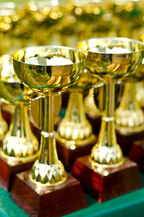 Prize cups stock image. Image of prize, championship - 45977809