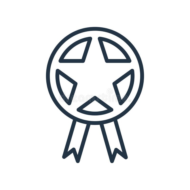 Prize Icon Vector Isolated on White Background, Prize Sign , Line and ...