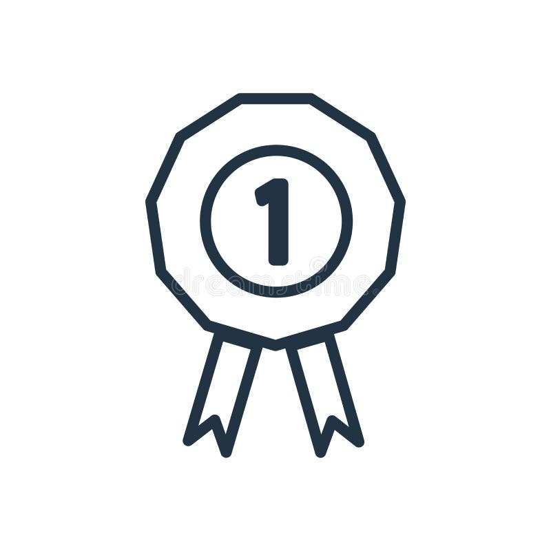 Prize Icon Vector Isolated on White Background, Prize Sign Stock Vector ...