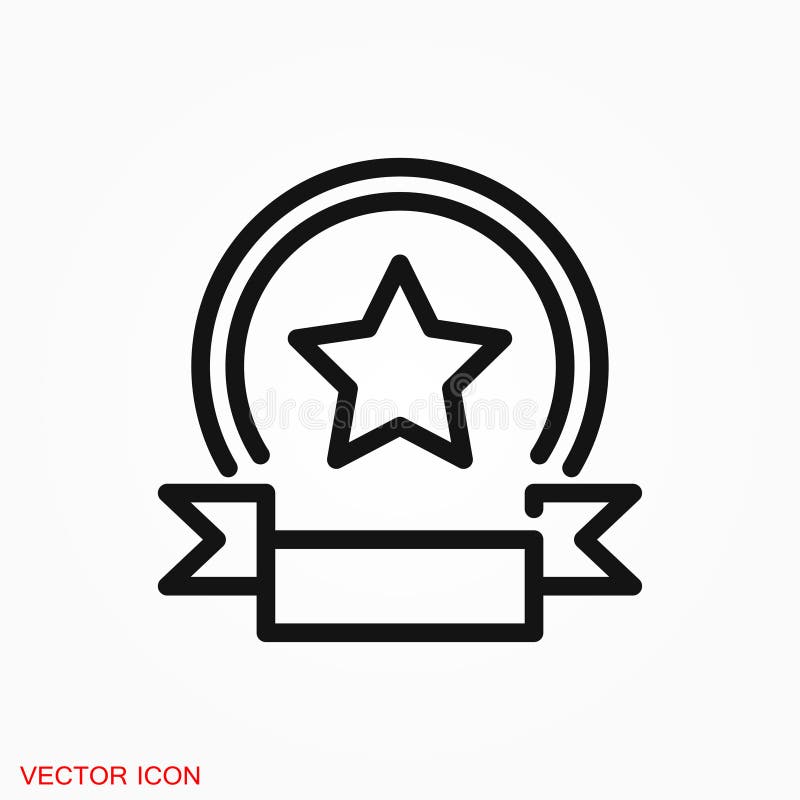 Prize Icon Vector Sign Symbol for Design Stock Illustration ...