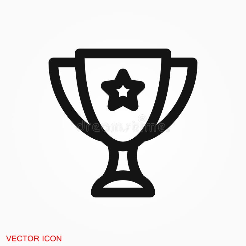 Prize Icon Vector Sign Symbol for Design Stock Illustration ...