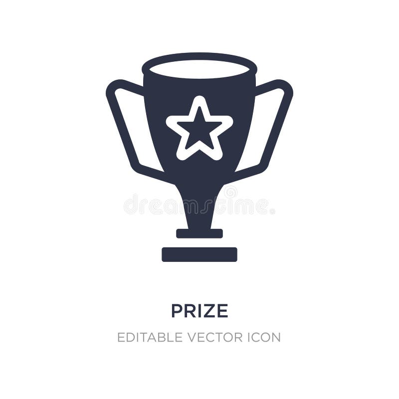 Prize Icon on White Background. Simple Element Illustration from ...