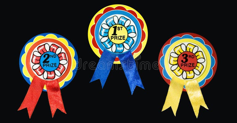 Prize ribbons stock image. Image of sporting, round, colorful - 1915483