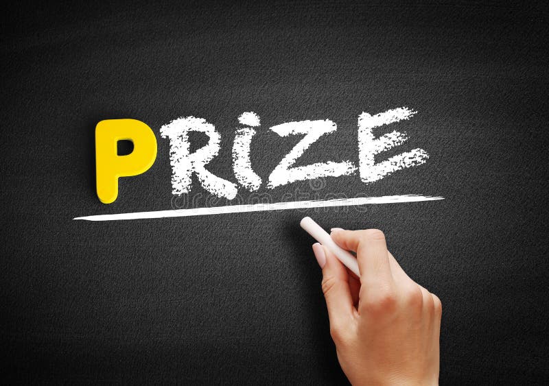 Prize Text with Arrows, Concept for Presentations and Reports Stock ...