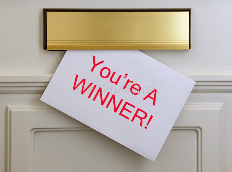 Prize Winner Letter stock image. Image of door, success - 276397903