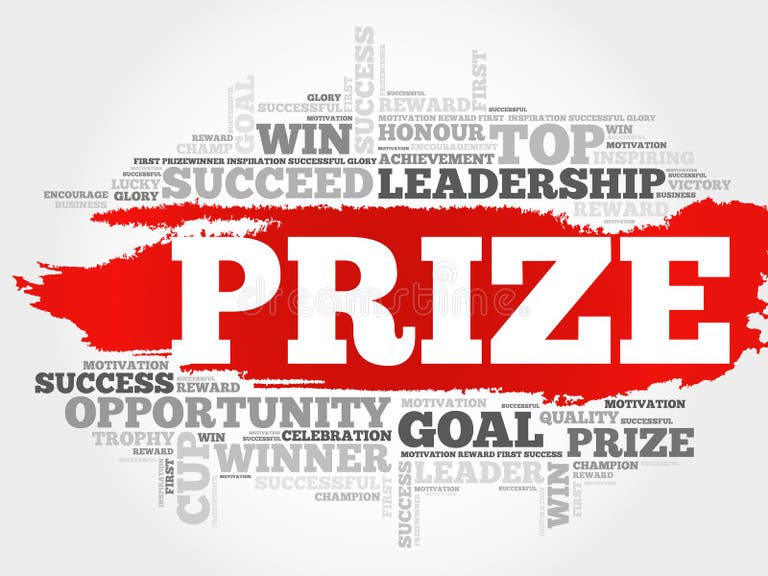 Prize word cloud stock illustration. Illustration of certificate ...