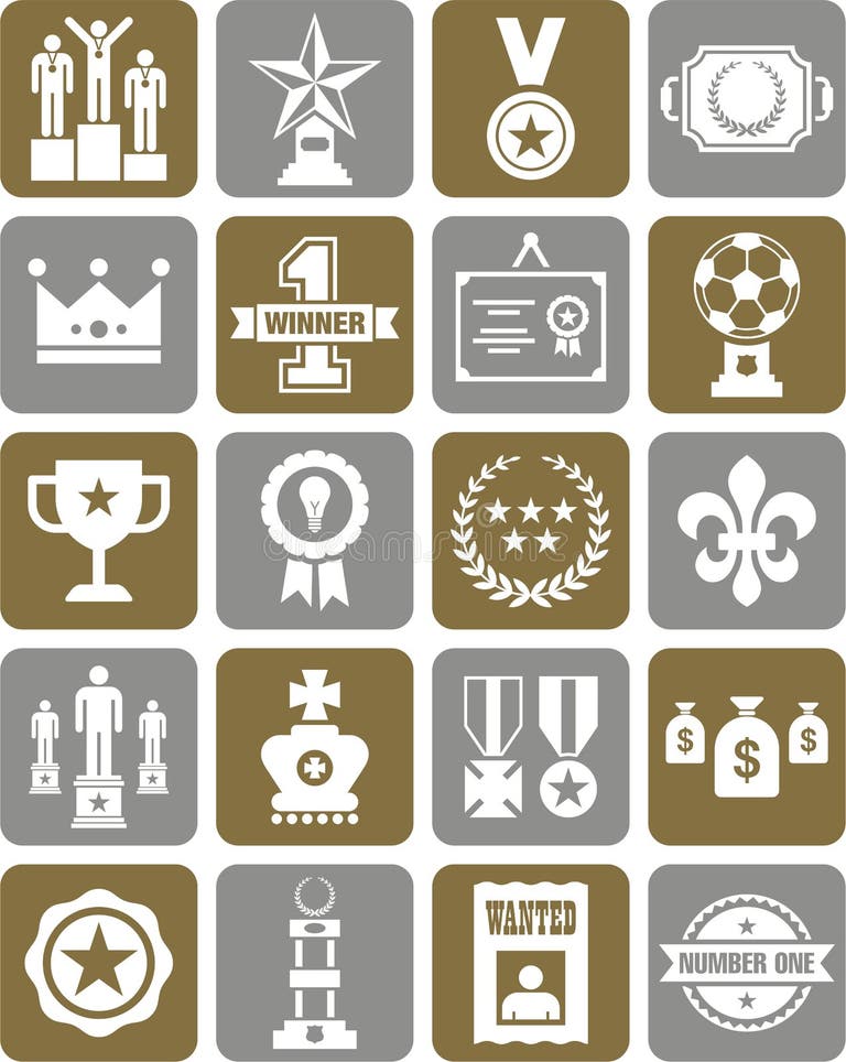 Prizes Awards Icons Stock Illustrations – 819 Prizes Awards Icons Stock ...