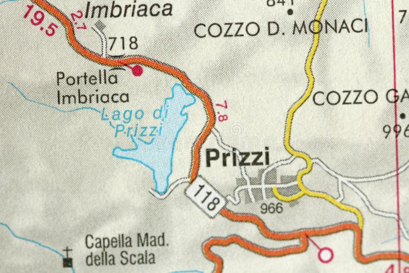 Prizzi, Sicily stock image. Image of cityscape, densely - 73825075