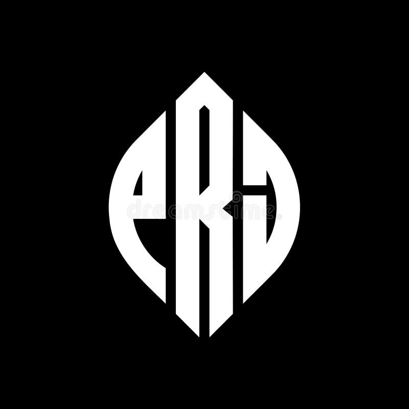 PRJ Circle Letter Logo Design with Circle and Ellipse Shape. PRJ ...
