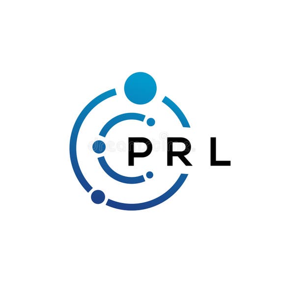 PRL Letter Technology Logo Design on White Background. PRL Creative ...