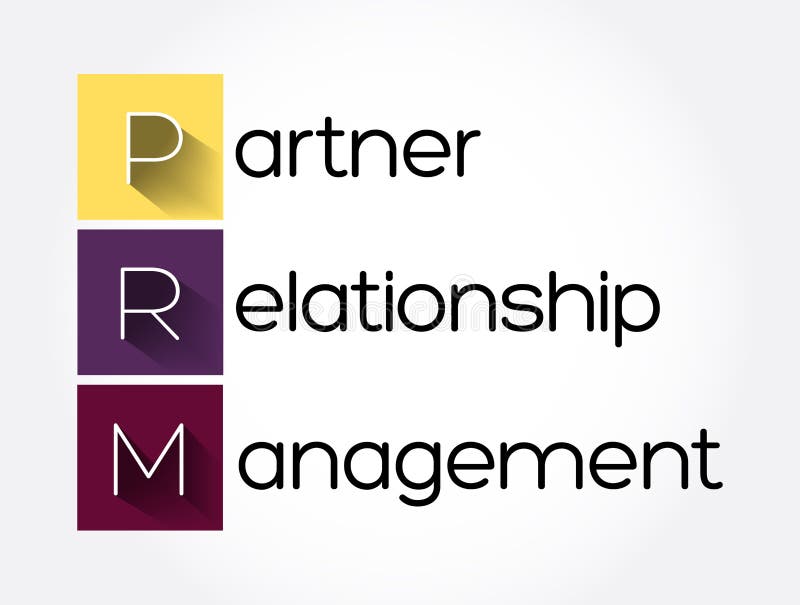 PRM - Partner Relationship Management Acronym, Business Concept ...