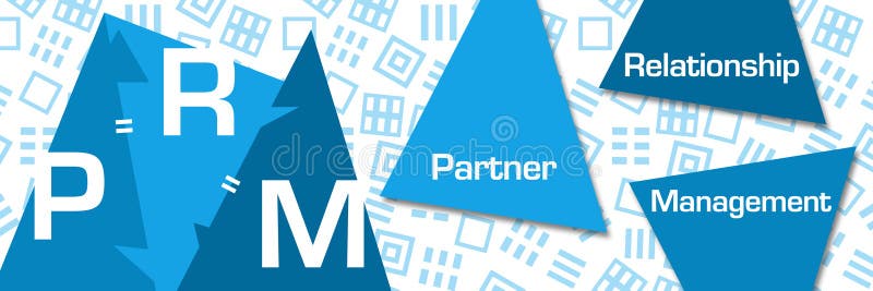 PRM - Partner Relationship Management Banner Stock Illustration ...