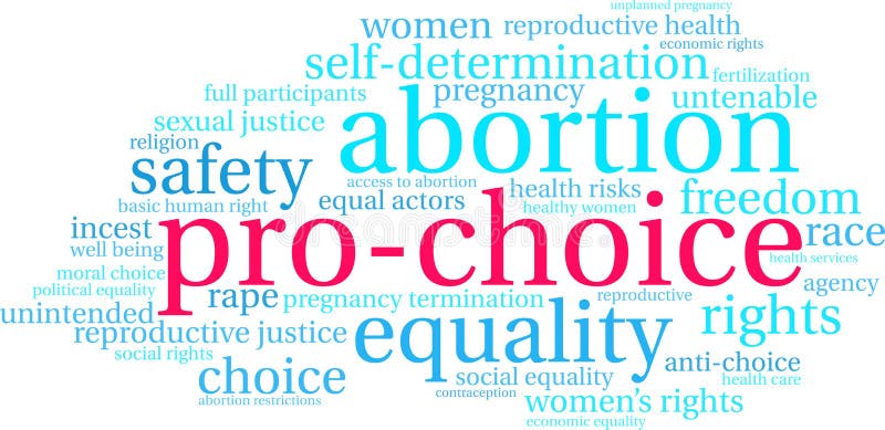 Pro-Choice Word Cloud stock vector. Illustration of health - 150714209