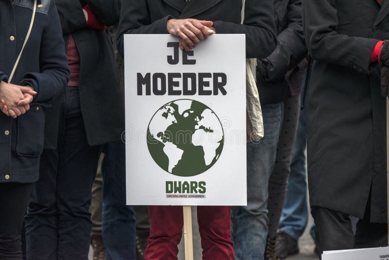 Pro Climate Protest Against Shell at the Dam Square 15-1-2018 at ...