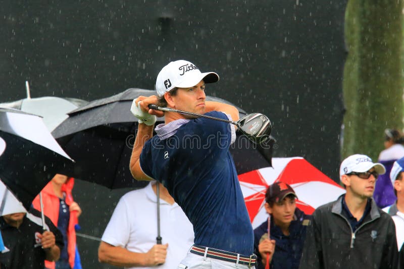 Pro golfer Adam Scott editorial stock photo. Image of masters - 49431228